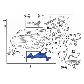 Audi S4 Replacement Header Panels — CARiD.com