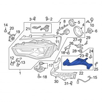 Audi A5 Replacement Header Panels – CARiD.com