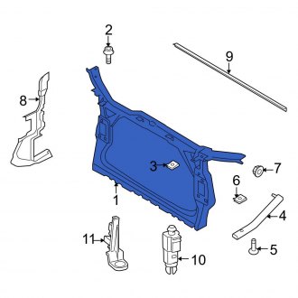 Audi S5 Radiator Supports — CARiD.com