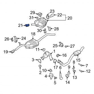 Audi S5 OEM Exhaust Parts | Systems, Tips, Pipes — CARiD.com
