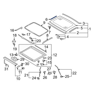 Audi A5 OEM Roofs & Parts | Panels, Drip Rails — CARiD.com