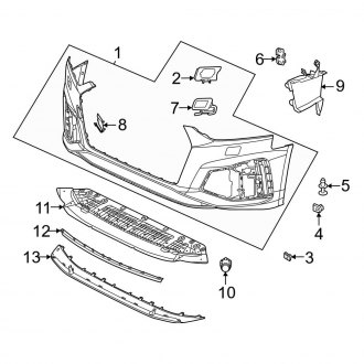 2025 Audi A5 OEM Bumpers | Front & Rear — CARiD.com