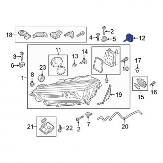 Audi OEM Headlight Components — CARiD.com