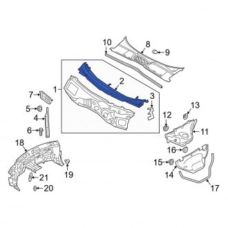 Audi S5 Replacement Hood Hardware — CARiD.com
