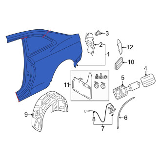 Audi A5 OEM Quarter Panels & Parts | Rear & Front — CARiD.com