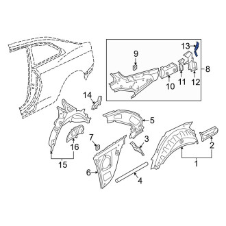 Audi A5 OEM Quarter Panels & Parts | Rear & Front — CARiD.com