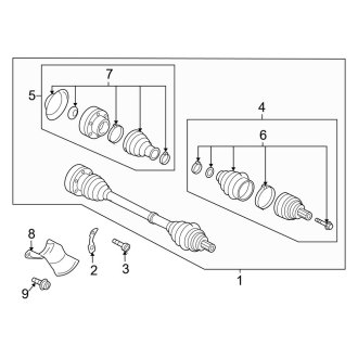 2025 Audi A5 Axle Shafts & Parts | Front, Rear — CARiD.com