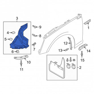 Audi A5 OEM Fenders | Factory Front & Rear Fenders — CARiD.com
