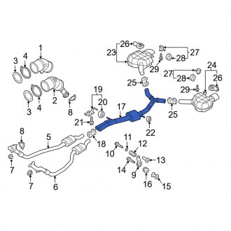 Audi S5 OEM Exhaust Parts | Systems, Tips, Pipes — CARiD.com