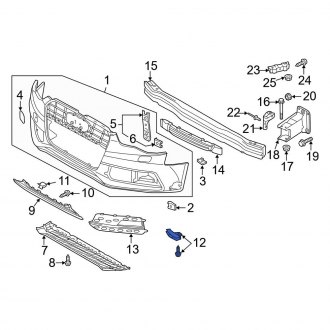 Audi S5 OEM Bumpers | Genuine Front & Rear Bumpers — CARiD.com