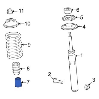 Audi Q7 OEM Suspension Parts | Shocks, Struts — CARiD.com