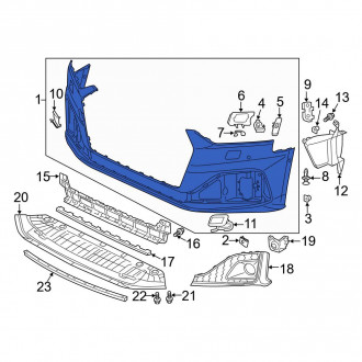 Audi A5 OEM Bumpers | Genuine Front & Rear Bumpers — CARiD.com