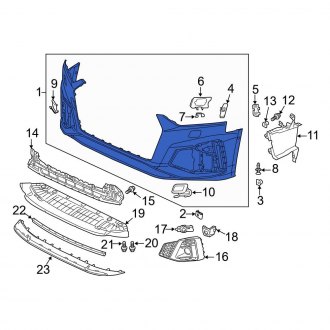 Audi A5 OEM Bumpers | Genuine Front & Rear Bumpers — CARiD.com