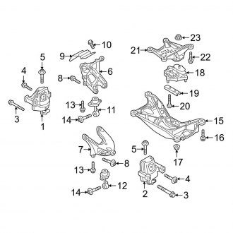 2018 Audi A5 Motor Mounts & Mounting Hardware | CARiD