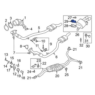 Audi S5 OEM Exhaust Parts | Systems, Tips, Pipes — CARiD.com