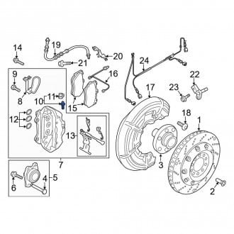 Audi Q5 OEM Brake Parts | Pads, Bleeders, Rotors — CARiD.com