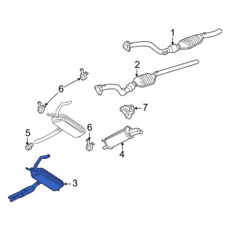 Audi A6 OEM Exhaust Parts | Systems, Tips, Pipes — CARiD.com