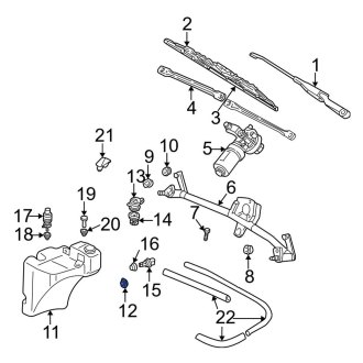 Audi OEM Wiper Blade & Washer Parts | Motors, Wiper Arms — CARiD.com