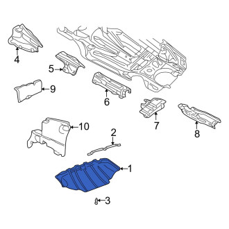 Audi A6 Replacement Floor Pans — CARiD.com