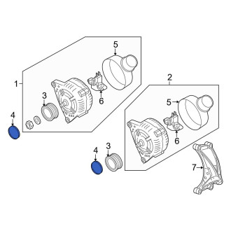 Audi A7 OEM Starting & Charging Parts | Starters — CARiD.com