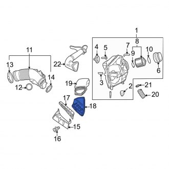 Audi A6 OEM Air Intake Parts | Filters, Manifolds — CARiD.com