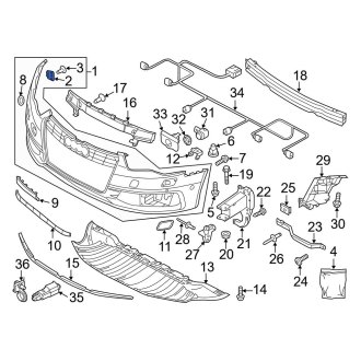 Audi OEM Bumpers | Genuine Front & Rear Bumpers — CARiD.com