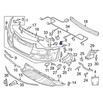 Audi A6 OEM Bumpers | Genuine Front & Rear Bumpers — CARiD.com
