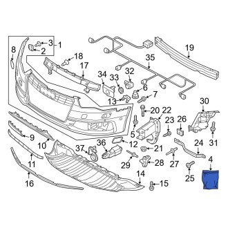Audi A6 OEM Bumpers | Genuine Front & Rear Bumpers — CARiD.com