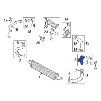 Audi A7 Turbo & Supercharger Lines, Hoses, Fittings — CARiD.com