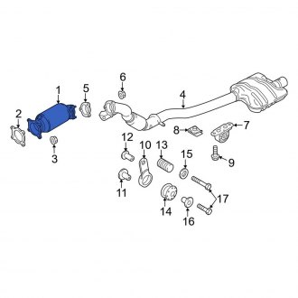 Audi A6 OEM Exhaust Parts | Systems, Tips, Pipes — CARiD.com