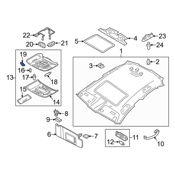 Audi OE 4G1863947G - Front Sound Absorber
