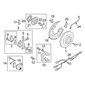 Audi A6 OEM Brake Parts | Pads, Bleeders, Rotors — CARiD.com