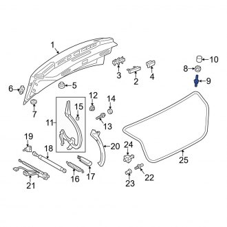 Audi A5 Trunk & Tailgate Hardware — CARID.com