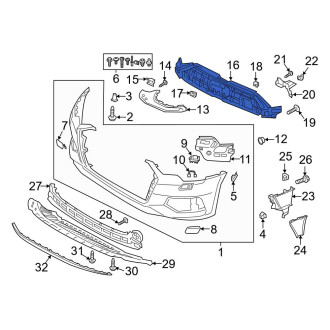 Audi A6 Grille Brackets & Hardware — CARiD.com