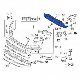 Audi A6 Grille Brackets & Hardware — CARiD.com