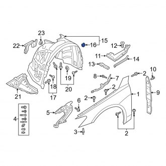 Audi A7 OEM Fenders | Factory Front & Rear Fenders — CARiD.com