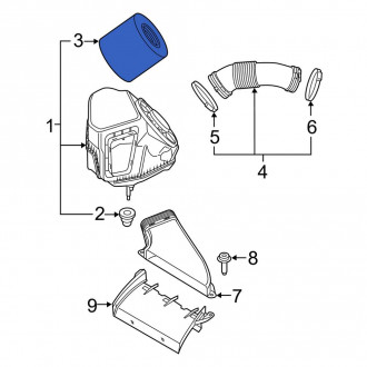 Audi A7 OEM Air Intake Parts | Filters, Manifolds — CARiD.com