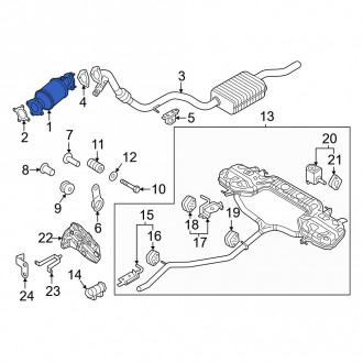 Audi A6 OEM Exhaust Parts | Systems, Tips, Pipes — CARiD.com
