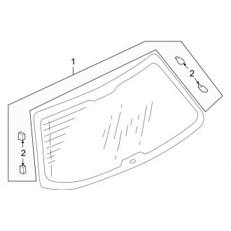 Audi A6 Rear Window Glass | Back Windshields — CARiD.com