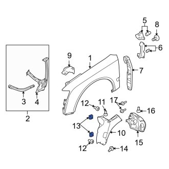 Audi A8 OEM Fenders | Factory Front & Rear Fenders — CARiD.com