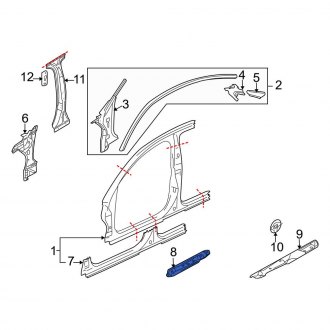 Audi Replacement Rocker Panels | Full, Inner, Outer – CARiD.com