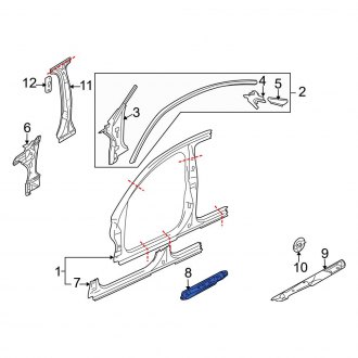 Audi Replacement Rocker Panels | Full, Inner, Outer – CARiD.com