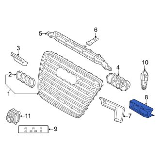 Audi A8 Grille Brackets & Hardware — CARiD.com