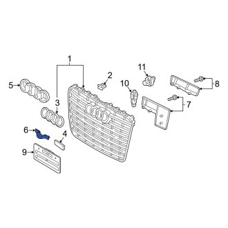 Audi A8 Grille Brackets & Hardware — CARiD.com