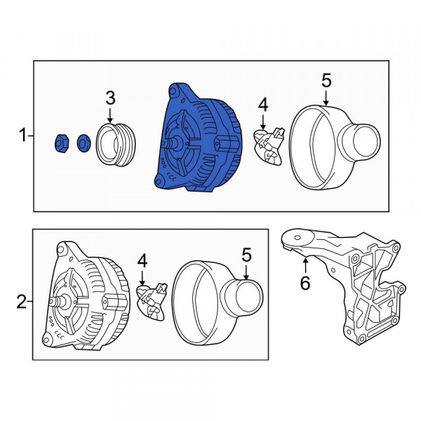 Audi OE 079903015R - Alternator
