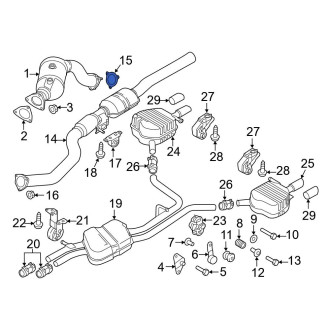 Audi S7 OEM Exhaust Parts | Systems, Tips, Pipes — CARiD.com