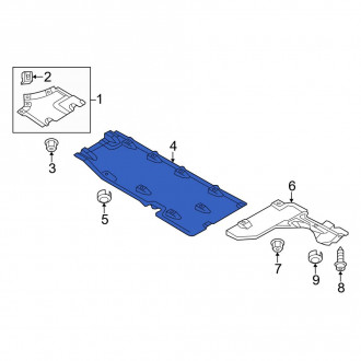 Audi A8 Underbody Covers | Splash Shields — CARiD.com