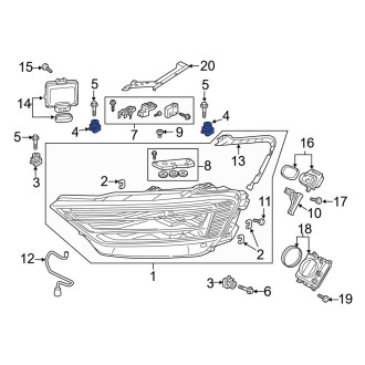 Audi Q4 e-tron OEM Headlights | Projector, LED, HID, Halo — CARiD.com