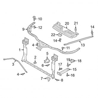 2022 Audi S8 Radiator Support Covers — CARiD.com