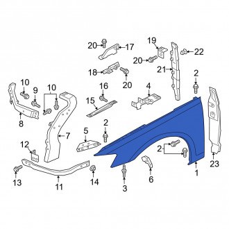 Audi A8 OEM Fenders | Factory Front & Rear Fenders — CARiD.com